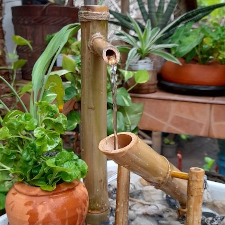 Japanese-Inspired Bamboo Water Features and Fountains UK