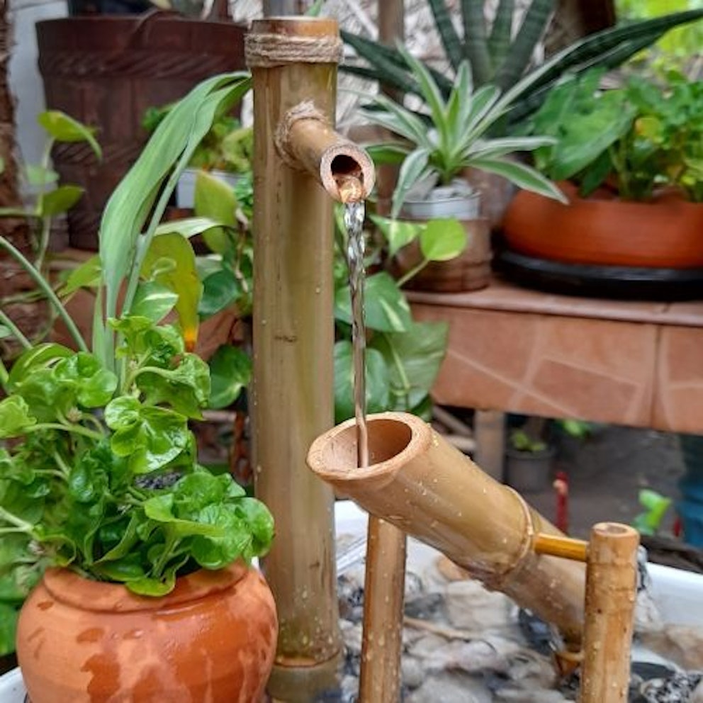 Japanese-Inspired Bamboo Water Features and Fountains UK