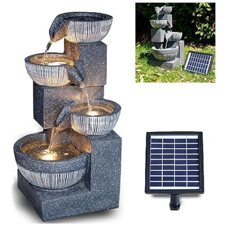 Cascade water features for zen tranquillity