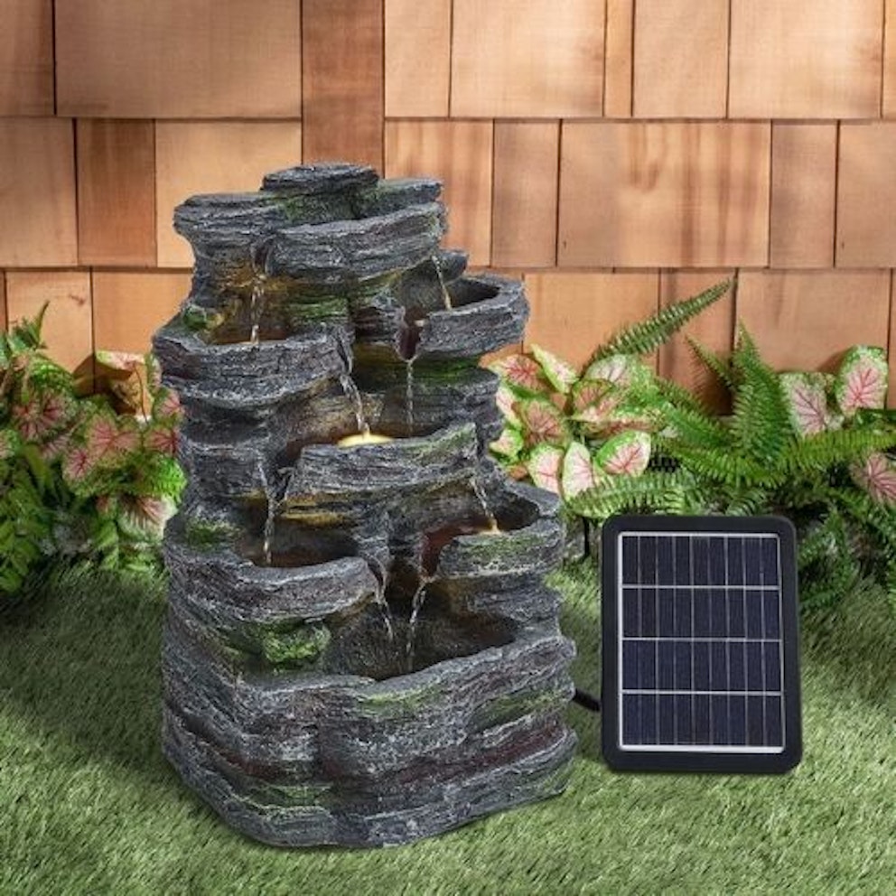 Rock water features for natural serenity
