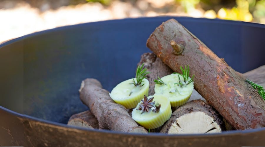 How to mould your own firepit firelighters