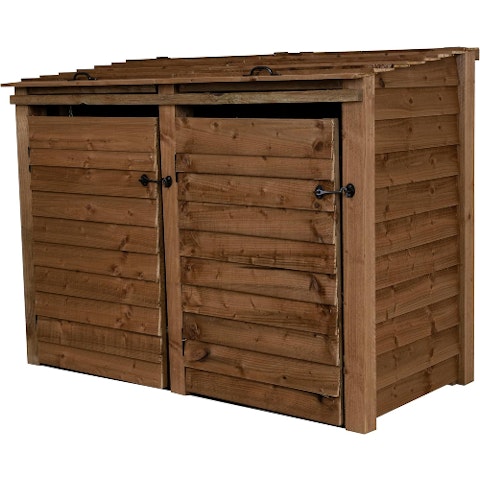 Best double wheelie bin storage for tidy waste management