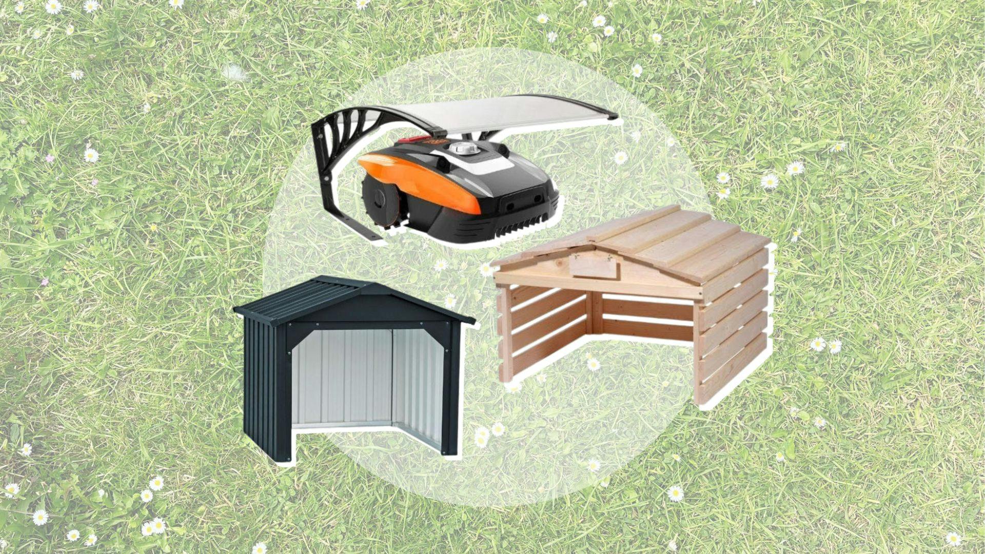 Best robot lawn mower garage, shelter, or shed UK 2025