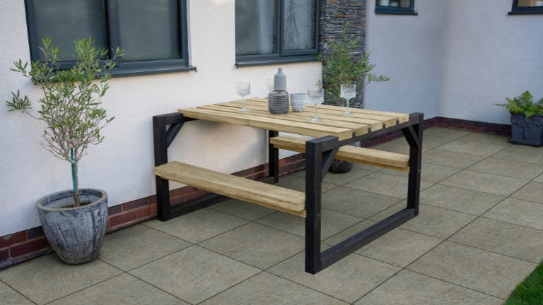 Win a Forest Colour Block Picnic Bench Worth £398.49! | Modern Gardens