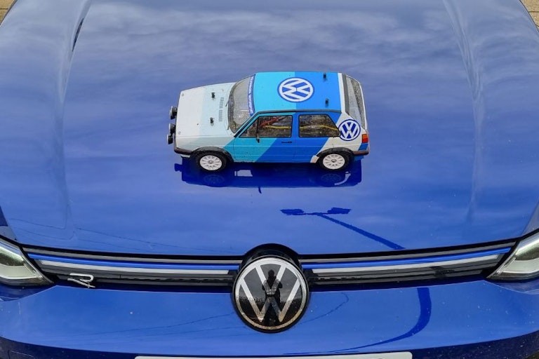 Tearing up dirt with the Tamiya VW Golf Mk2 GTI 16v Rally