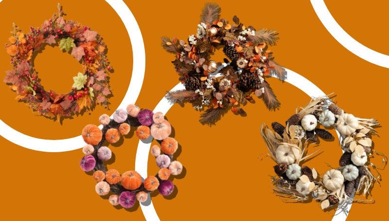 Best Autumn wreaths for styling your front door this season
