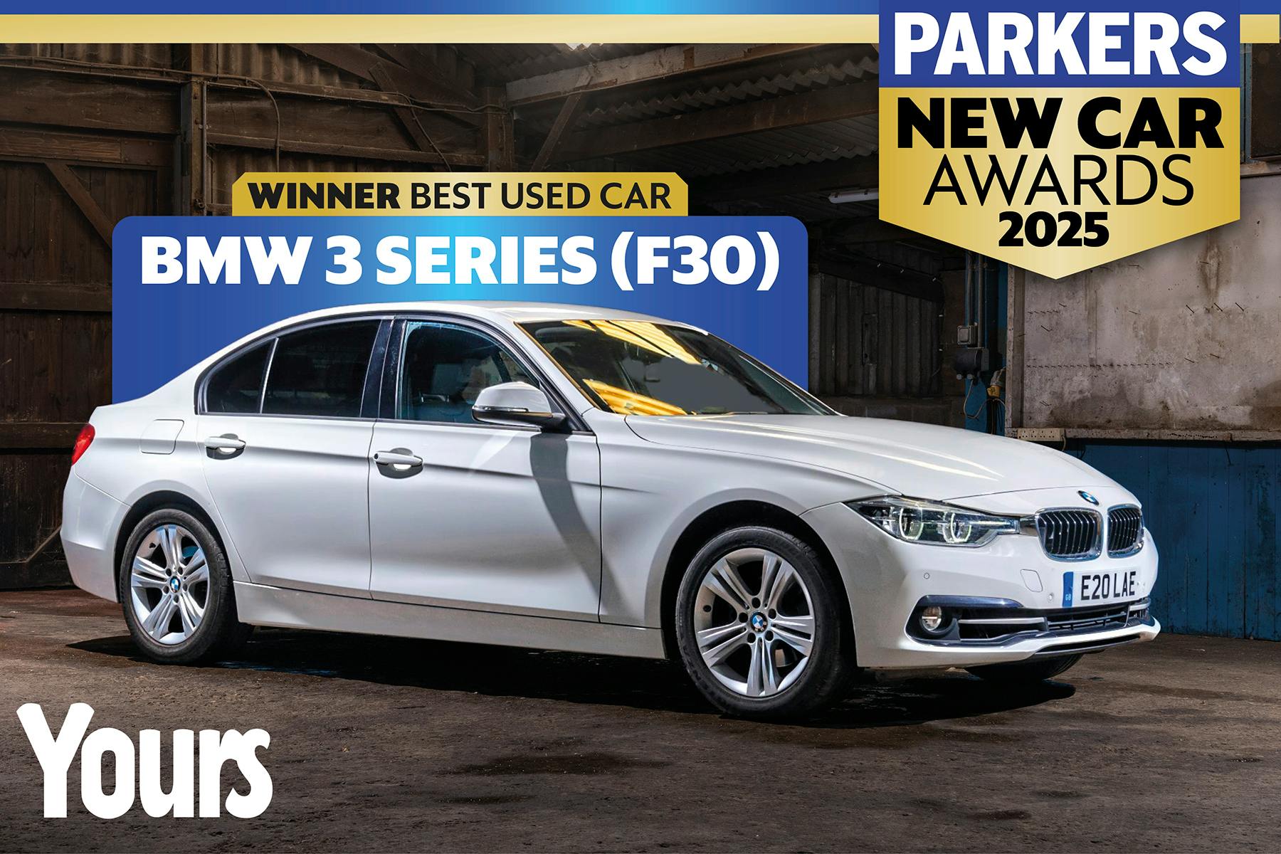 Yours and Parkers’ Best Used Car award goes to the BMW 3 Series