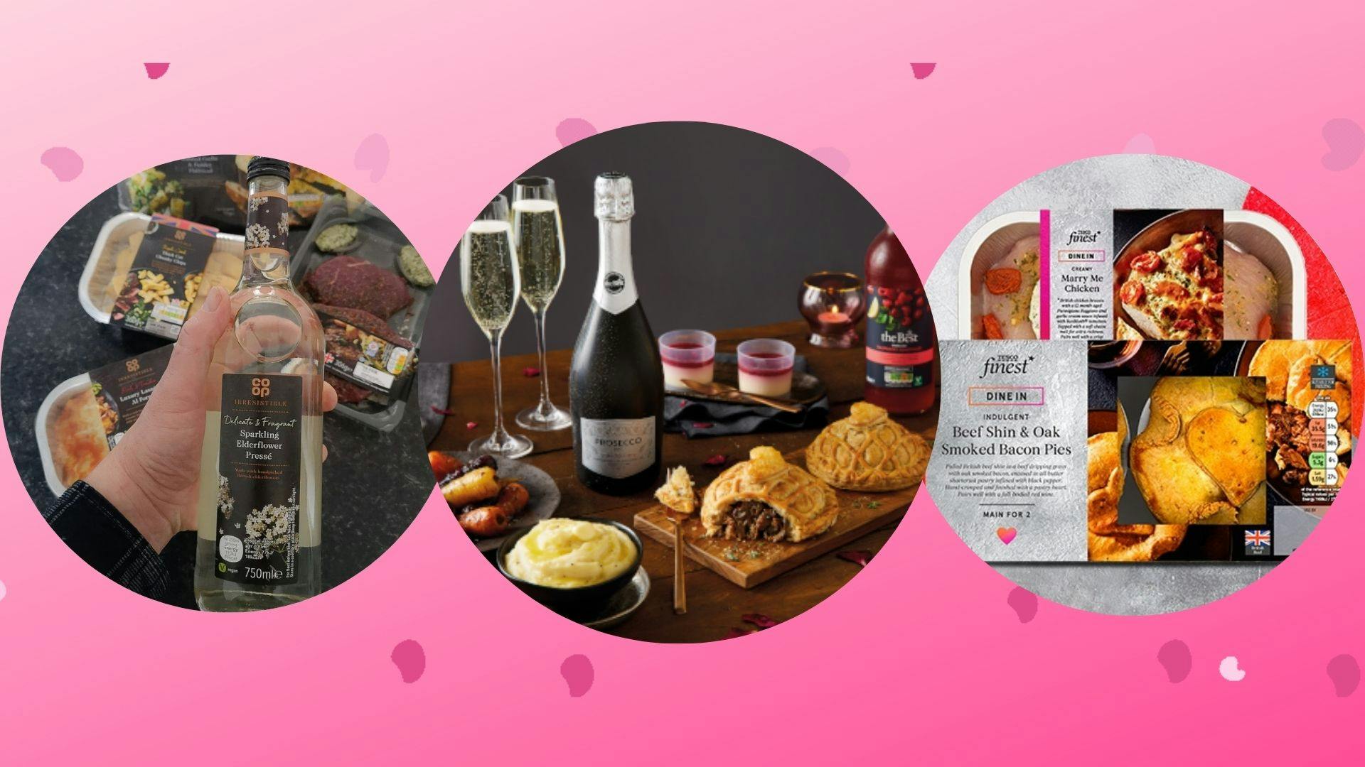 Best supermarket Valentine's dine-in for two meal deals 2025