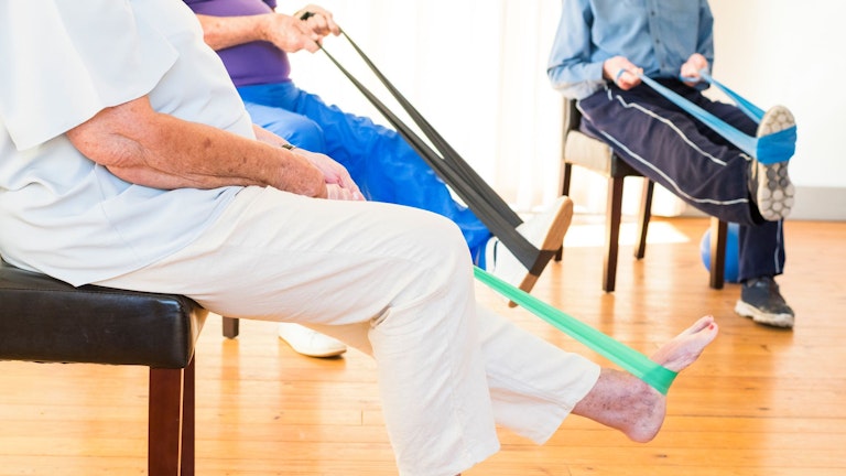 Easy chair exercises to try at home