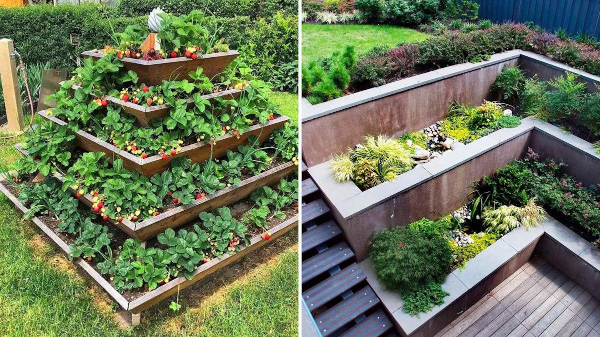 10 easy sloped garden ideas