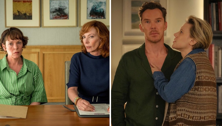 It's Colman vs Cumberbatch in their new film The Roses