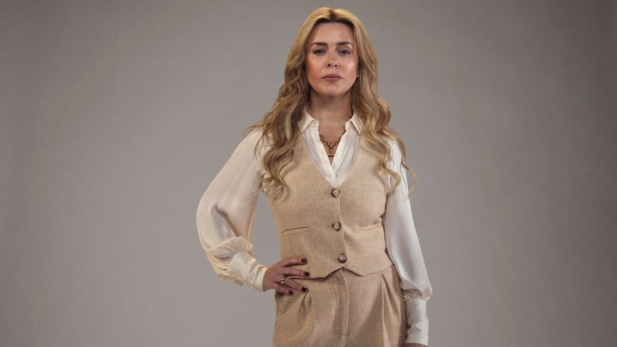 Eve Myles The Guest outfits – shop Fran’s chic wardrobe