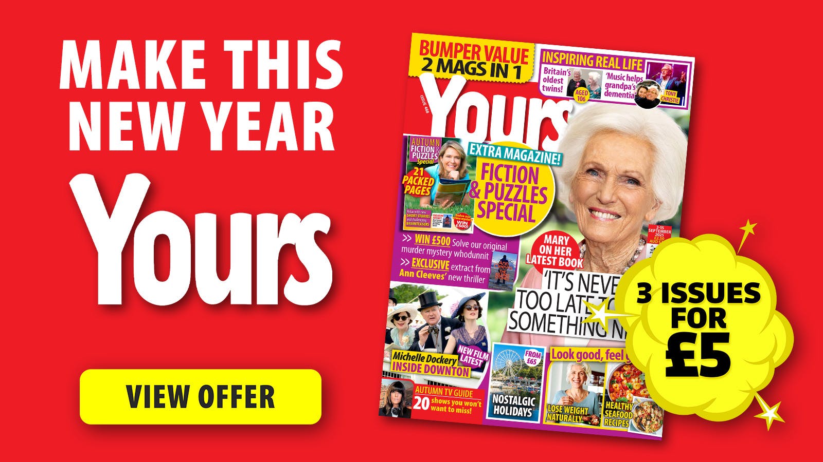 Start the year with something special – Enjoy the January sale on Yours ...
