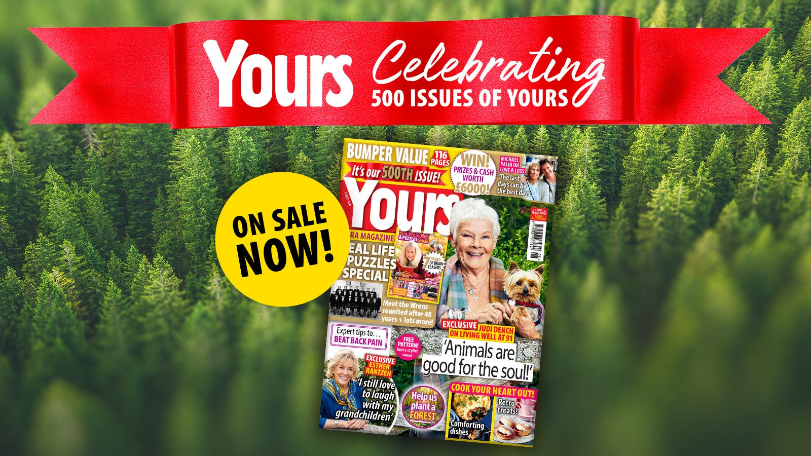 Join us in celebrating 500 issues of Yours Magazine with a very special ...