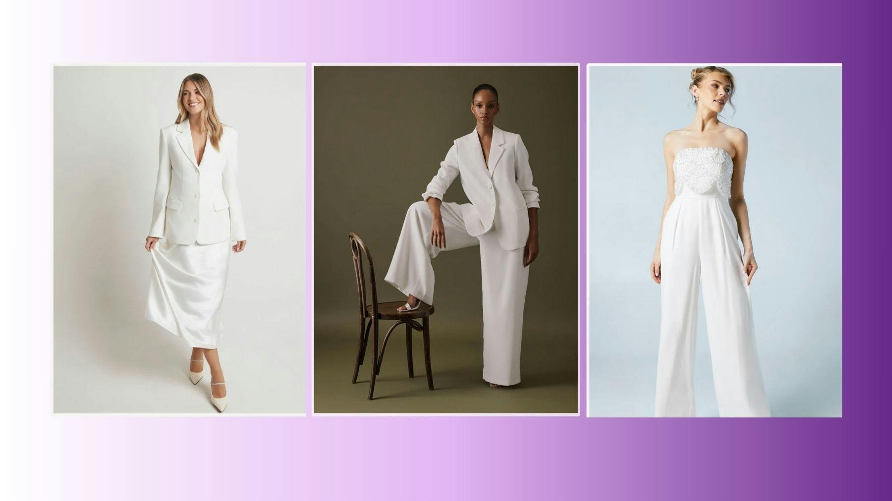 8 Of The Best Wedding Suits For Women To Nail That Tailored Bridal Look ...