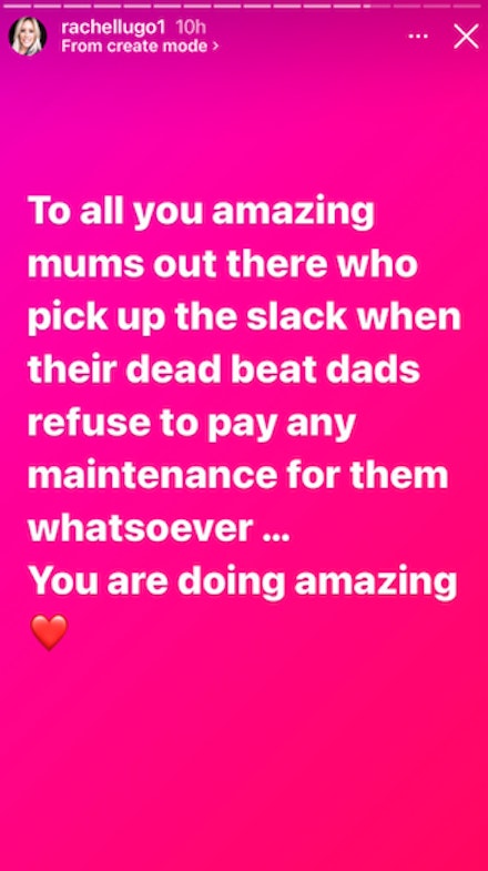 Real Housewives of Cheshire’s Rachel Lugo slams ‘dead beat dads’ who ...