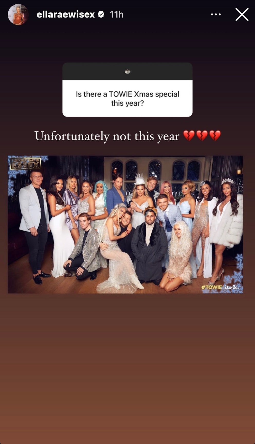 Ella Rae Wise reveals the fate of the The Only Way is Essex Christmas ...