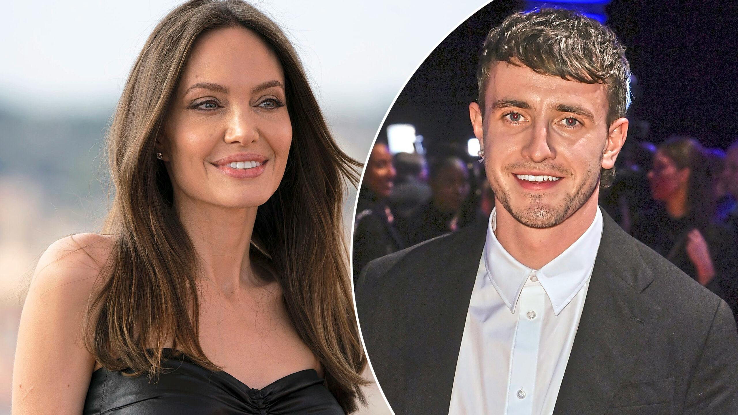 Angelina Jolie ‘quietly infatuated’ with normal person Paul Mescal 😍 ...