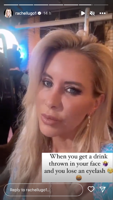 RHOCheshire’s Rachel Lugo FINALLY reveals who threw a drink in her face ...