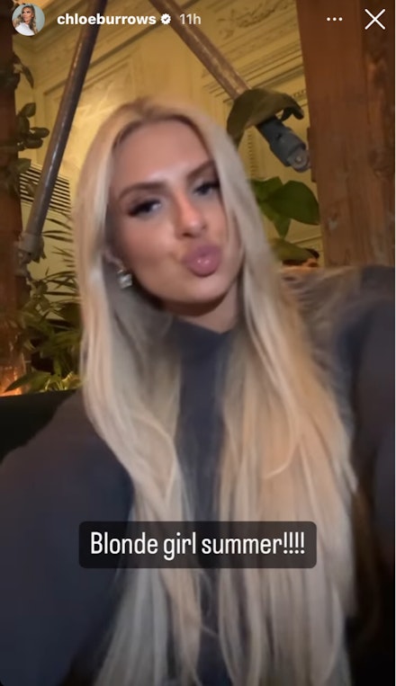 Love Island’s Chloe Burrows reveals new hair and the Barbie vibes are ...