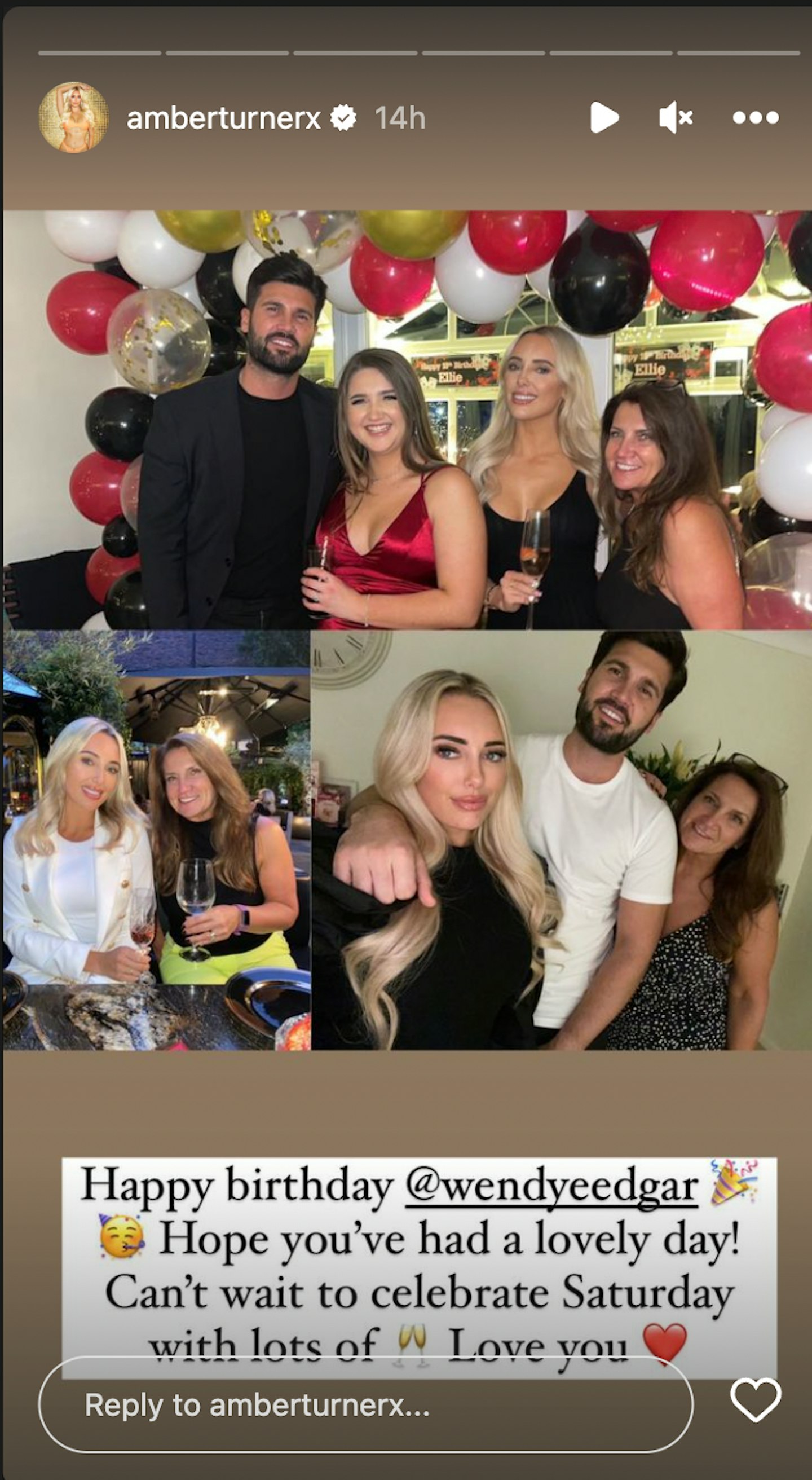 Amber Turner shares rare mum photo and she is gorgeous | Entertainment ...