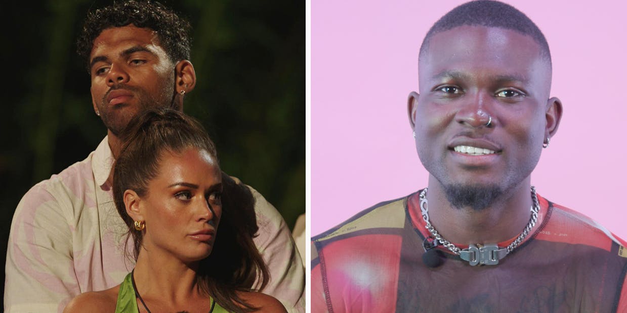 Love Island's Martin Akinola burns Olivia Hawkins over Maxwell Samuda ...