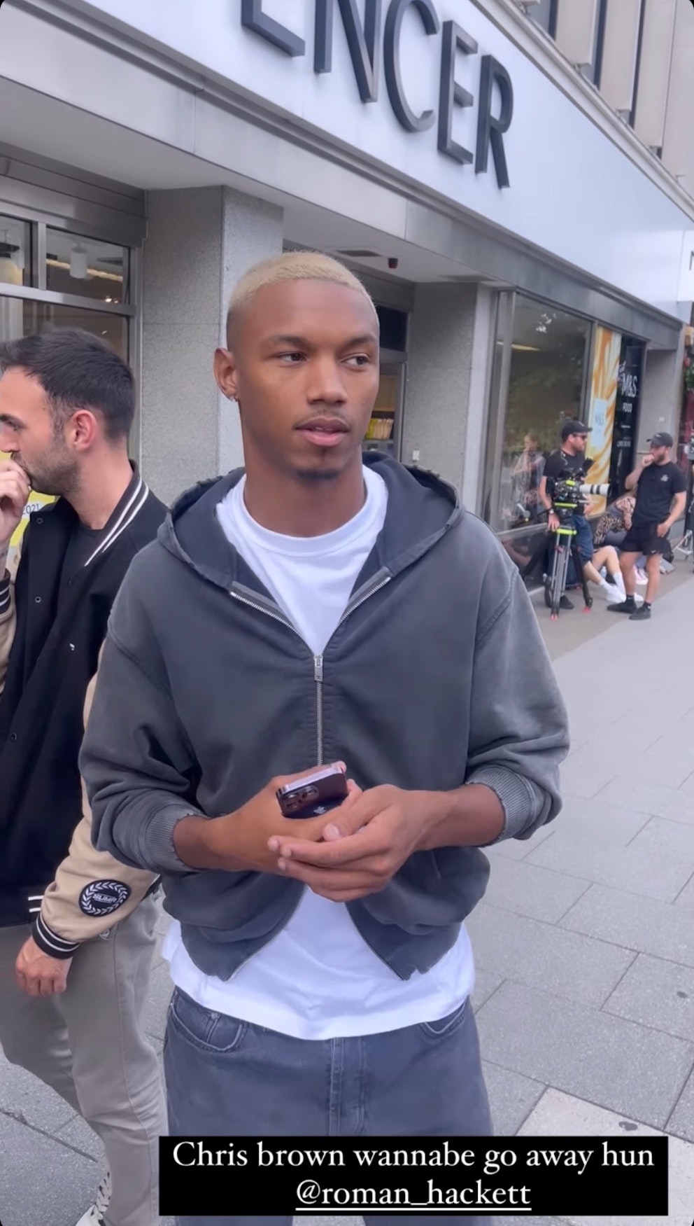 TOWIE star Roman Hackett unveils BLOND hair transformation