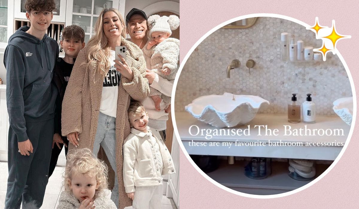 Stacey Solomon's genius bathroom hacks for keeping organised