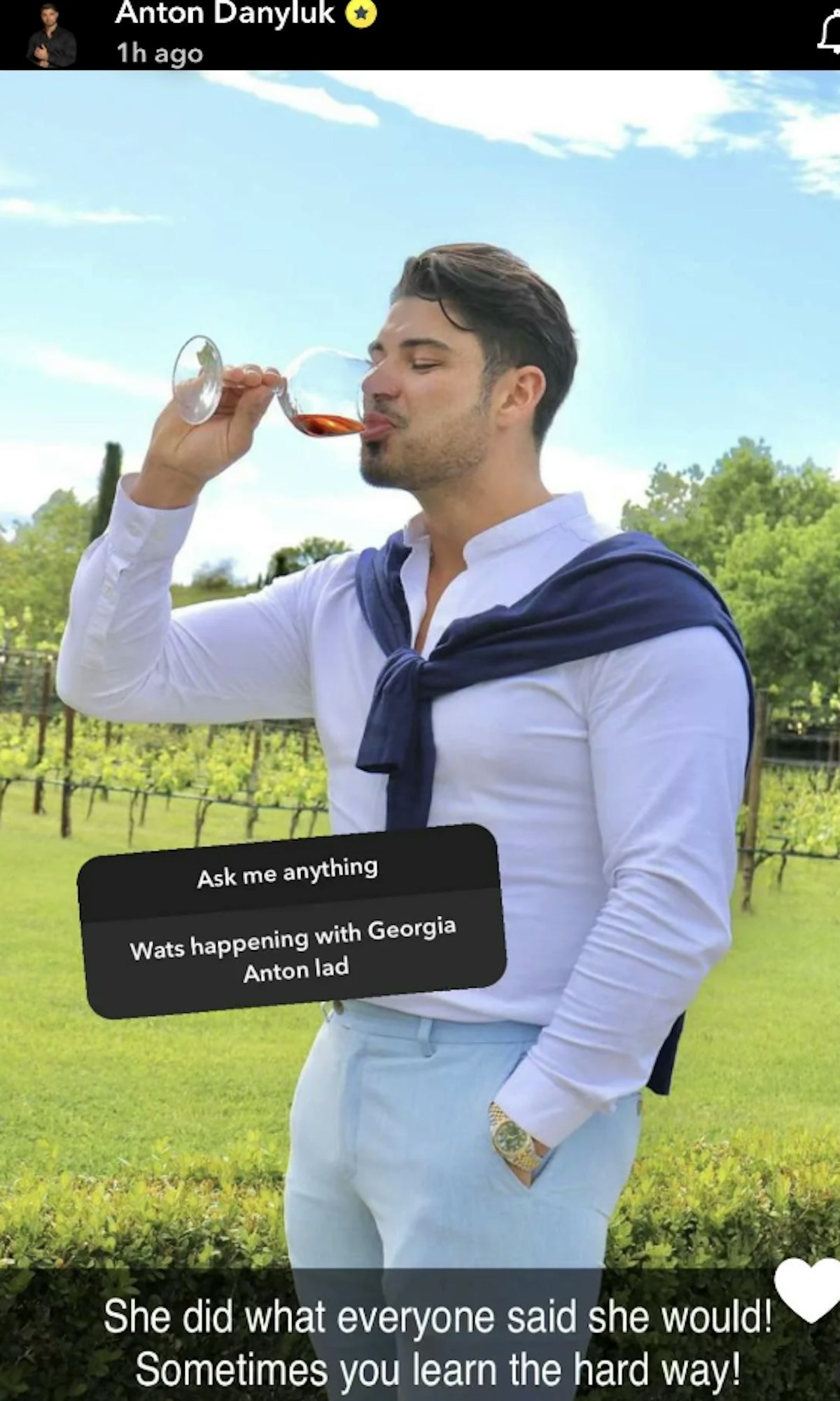 Love Island: Anton Danyluk's savage swipe at Georgia Harrison as he ...