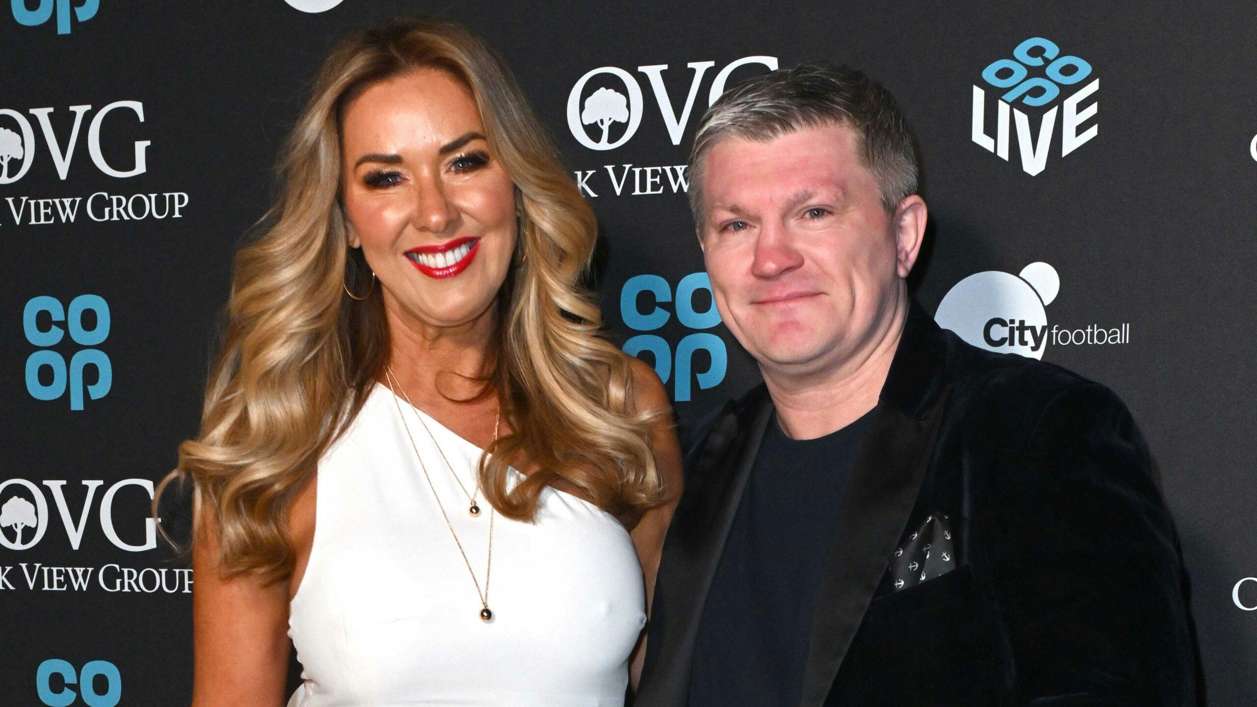 Claire Sweeney and Ricky Hatton's wedding joy