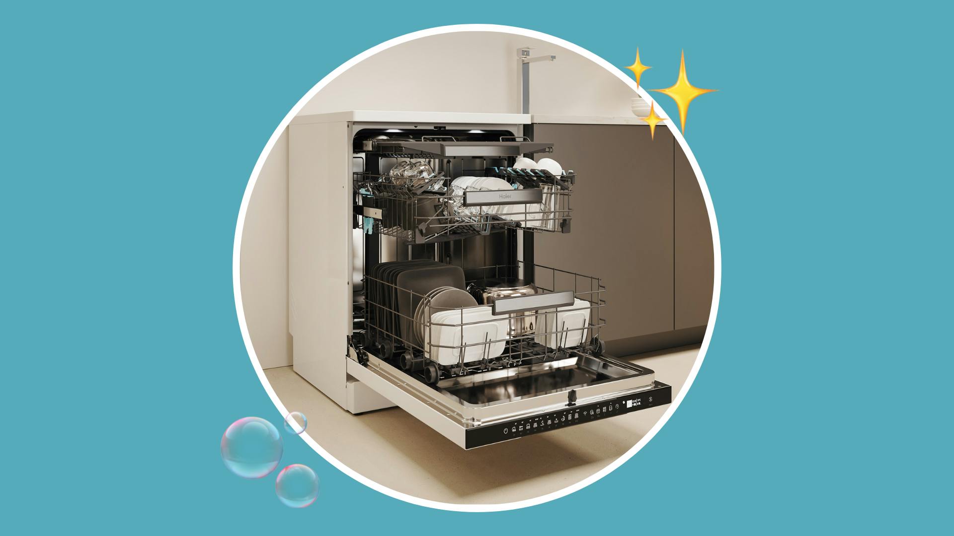 Discover Haier's game-changing AI-powered dishwasher UK 2024