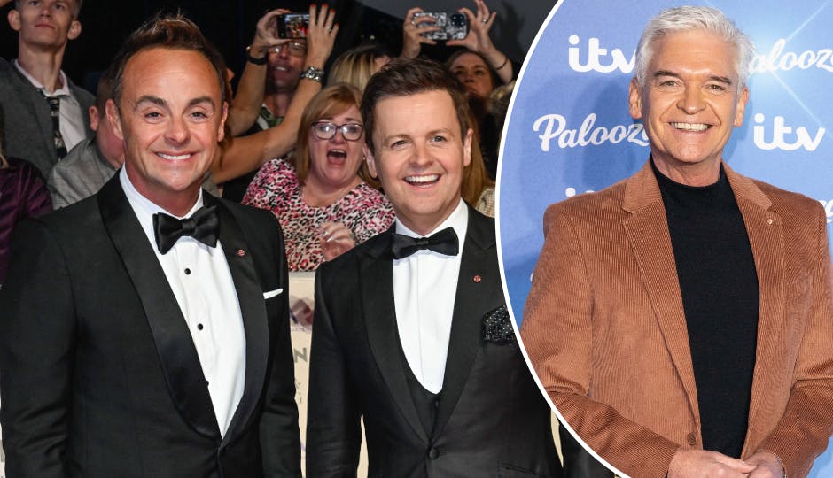 Ant McPartlin and Dec Donnelly behind Phillip Schofield's comeback