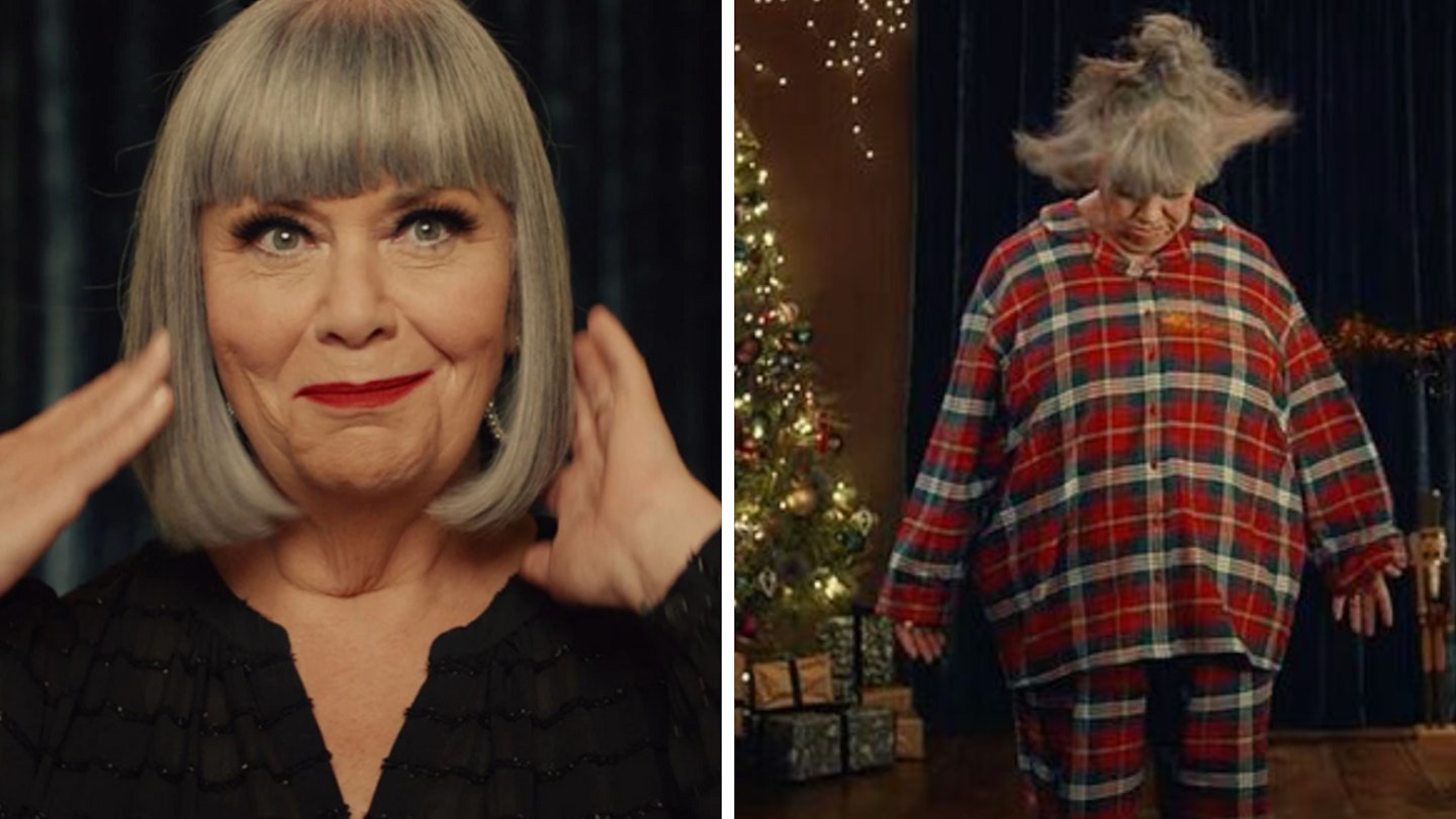 Dawn French Wears £30 Festive Pjs In The New Mands Christmas Ad And
