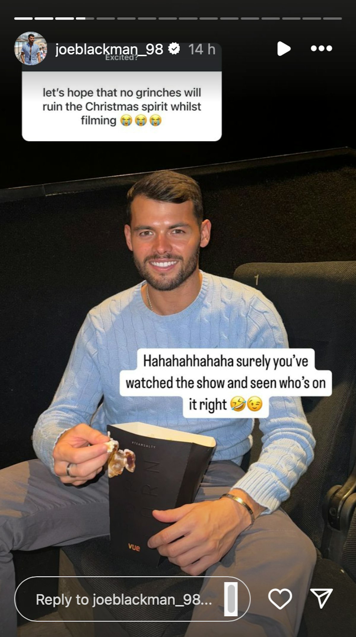 Joe Blackman throws FROSTY shade at TOWIE cast ahead of Christmas special