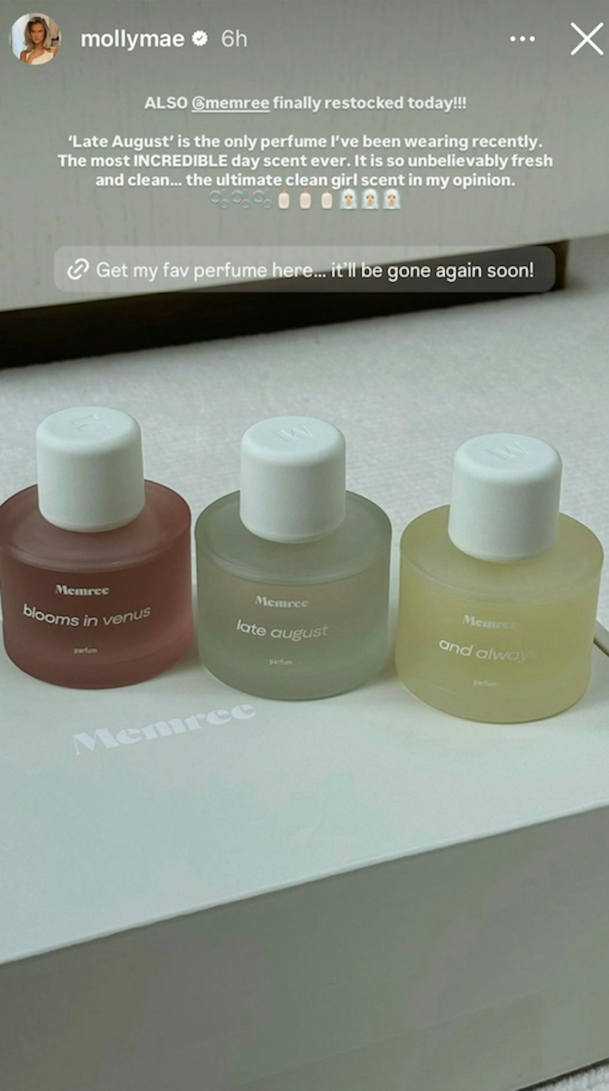 Despite What TikTok Says, THIS Is Molly-Mae's Go-To Perfume