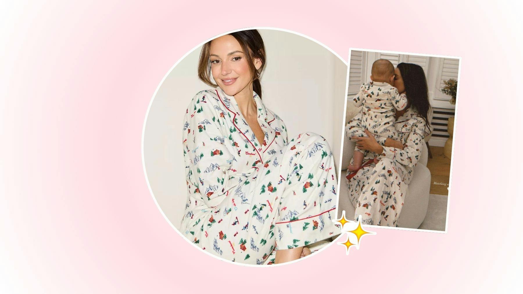 Shop: Michelle Keegan's matching family PJs with baby Palma