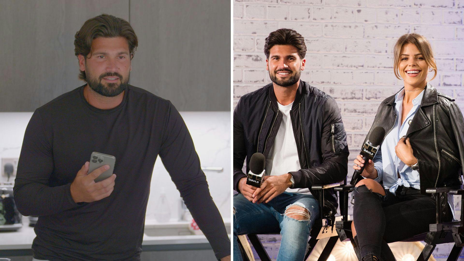Dan Edgar filming with shaggy blond amid Chloe Lewis romance