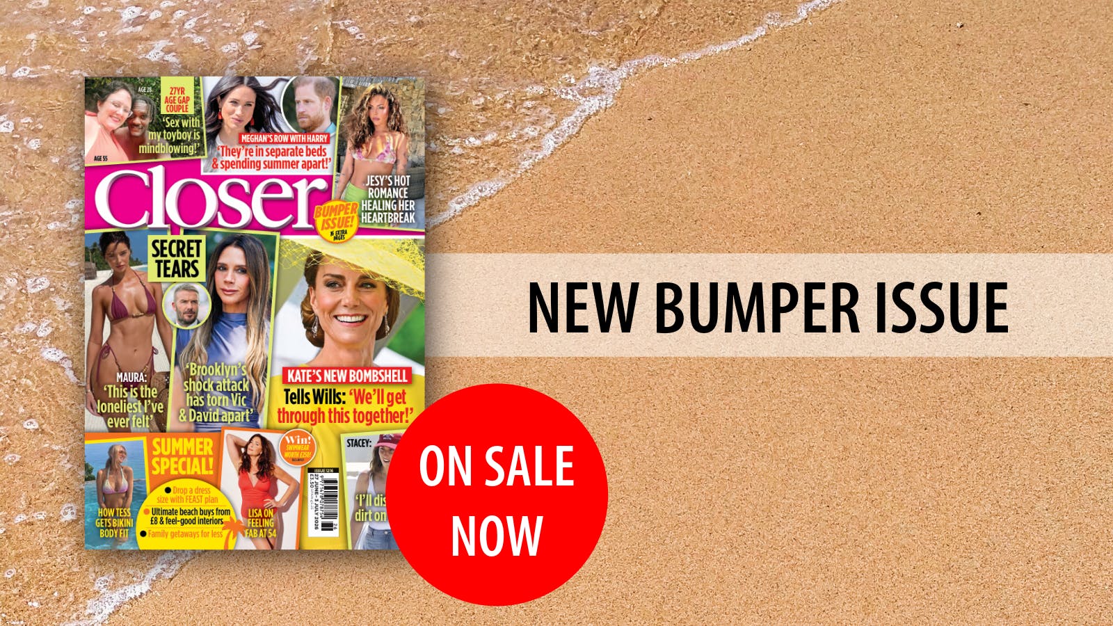 Closer summer bumper issue: on sale now