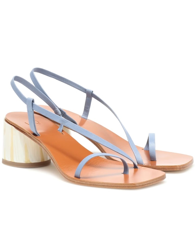 You need to buy a pair of square toe sandals