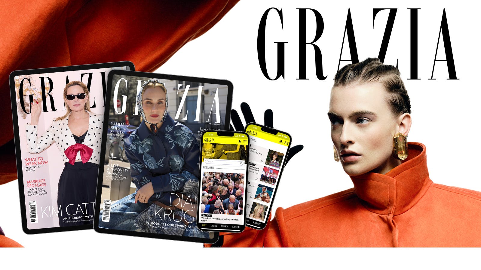 Grazia Magazine Subscription For The New Year 2021