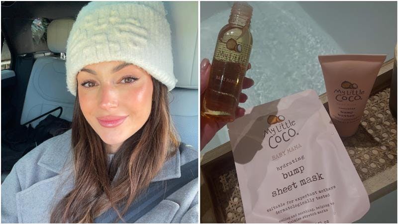Michelle Keegan Loves These £6.99 Sheet Masks For Her Baby Bump