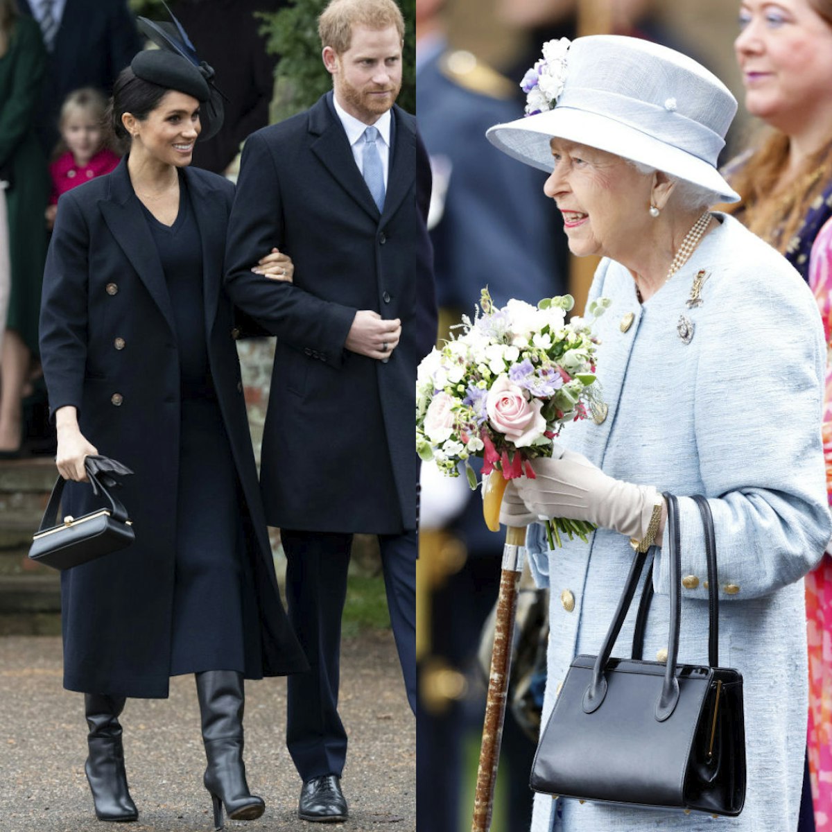 How Queen Elizabeth II's Style Influenced Kate Middleton And Meghan Markle