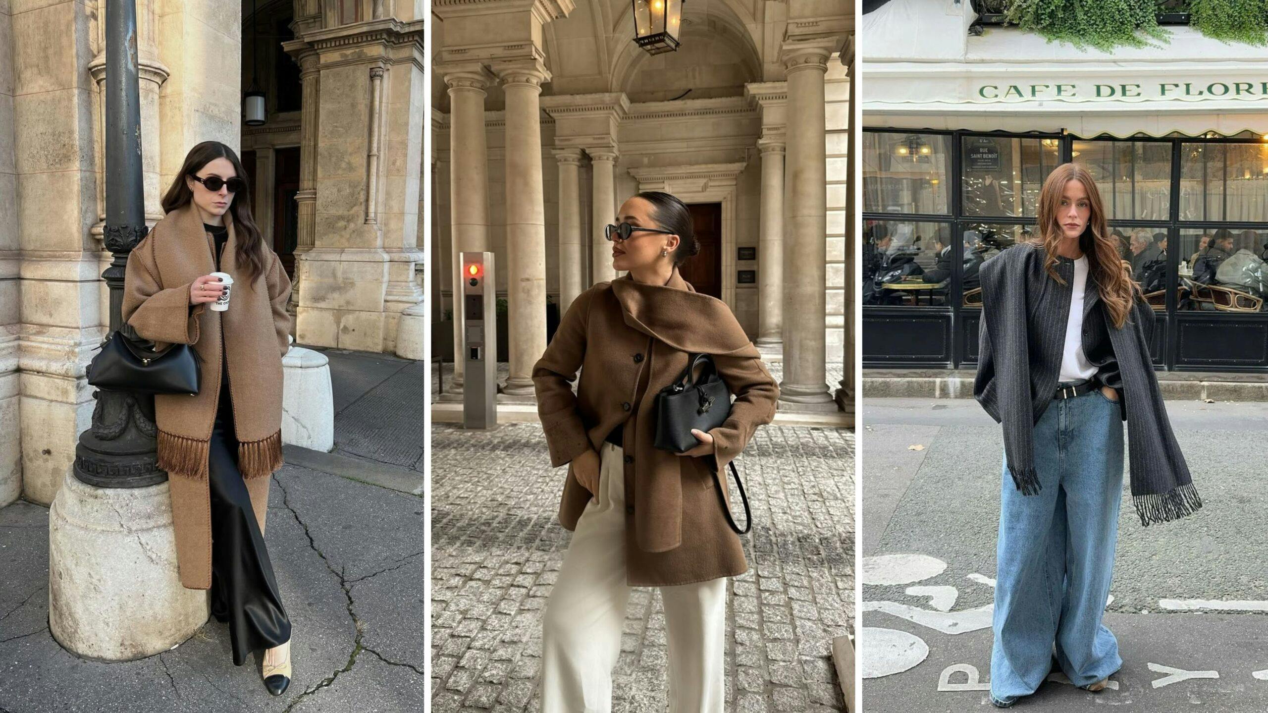 Scarf Coats Are The Style Shop Shop This Spring