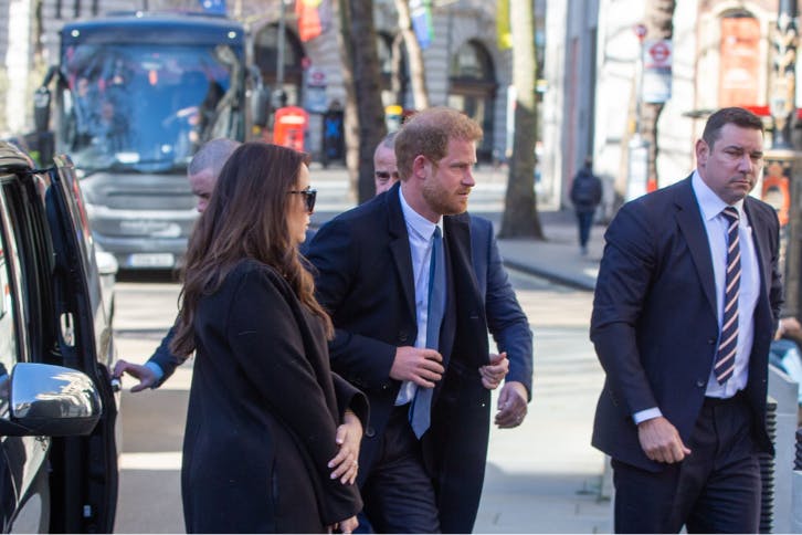 Prince Harry Arrives At High Court For Phone-Tapping Trial