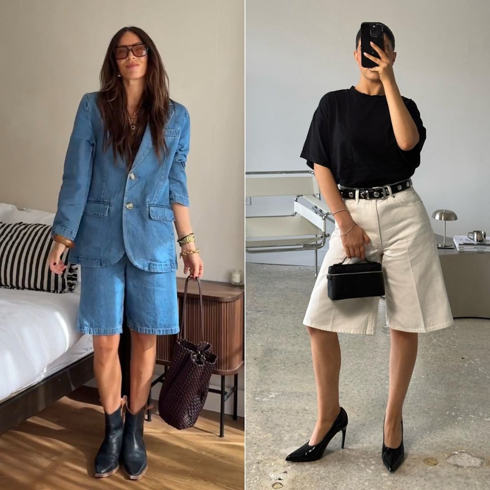 14 Denim Jorts All The Cool Girls Are Wearing This Summer