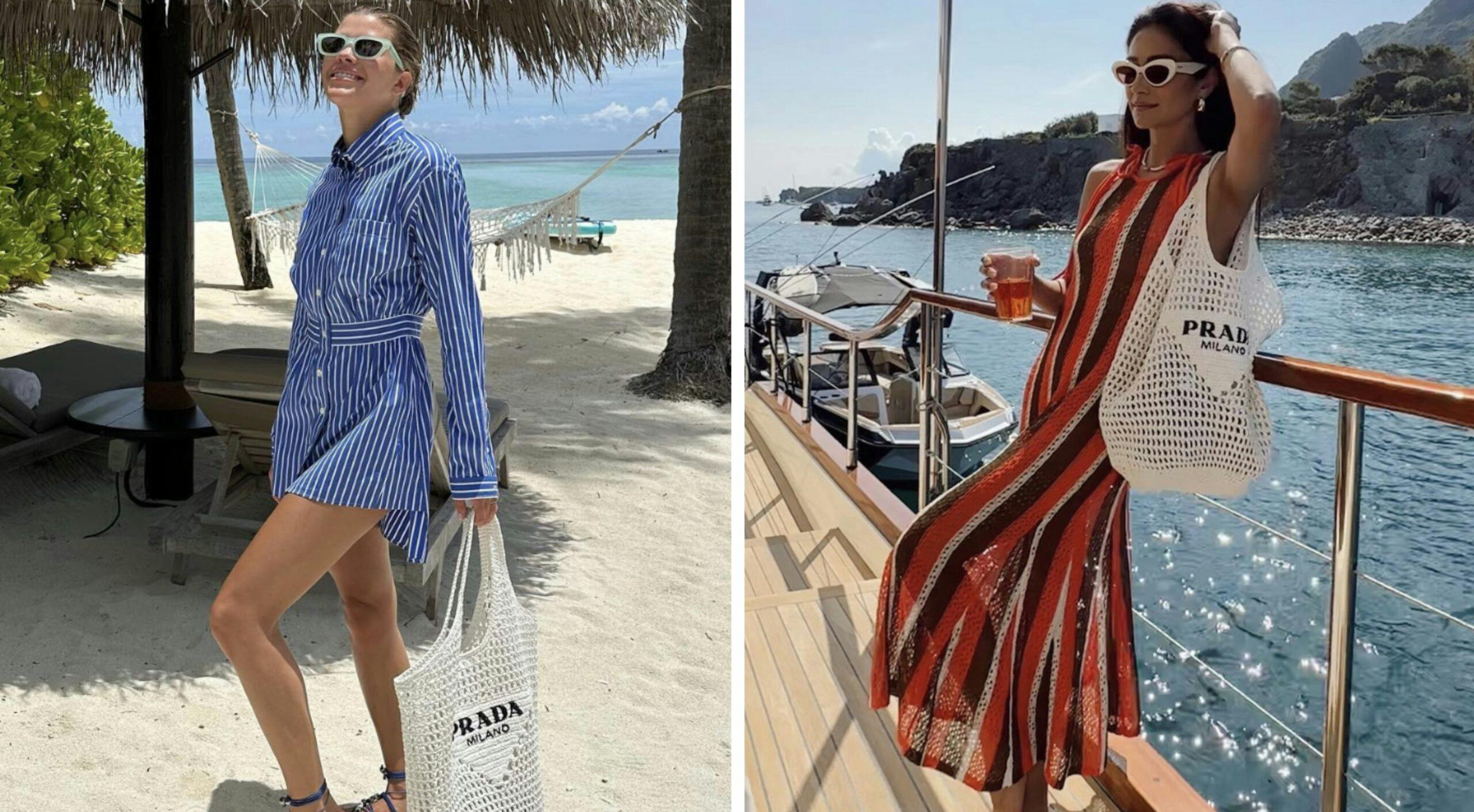 This Prada Crochet Bag Is Perfect Summer Accessory