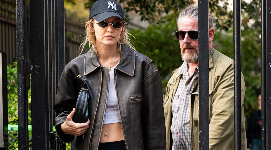 Gigi Hadid Has Found The Perfect High Street Leather Jacket