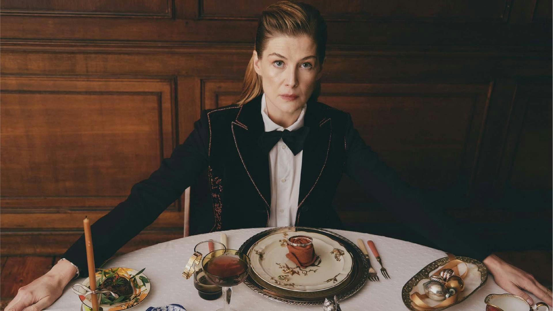 Saltburn's Rosamund Pike On The Year’s Most Controversial Film