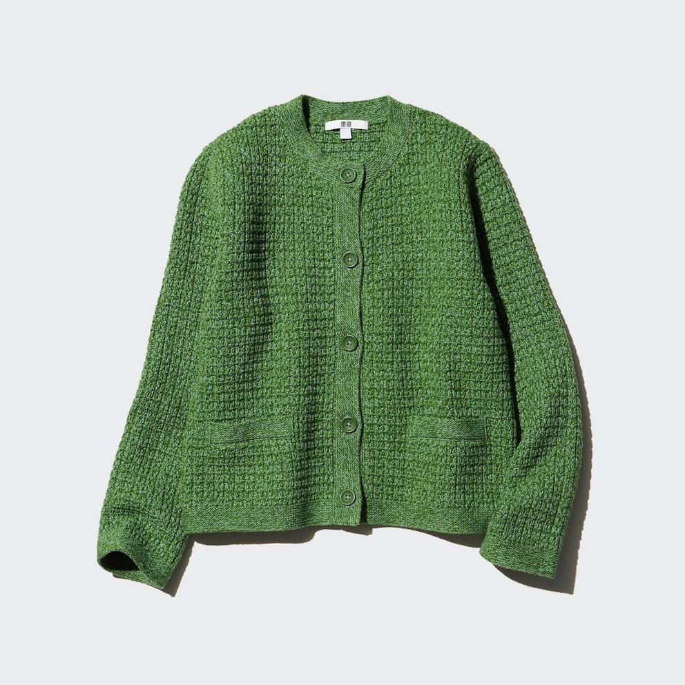 This Viral Uniqlo Knitted Jacket Is The Dream Winter Staple