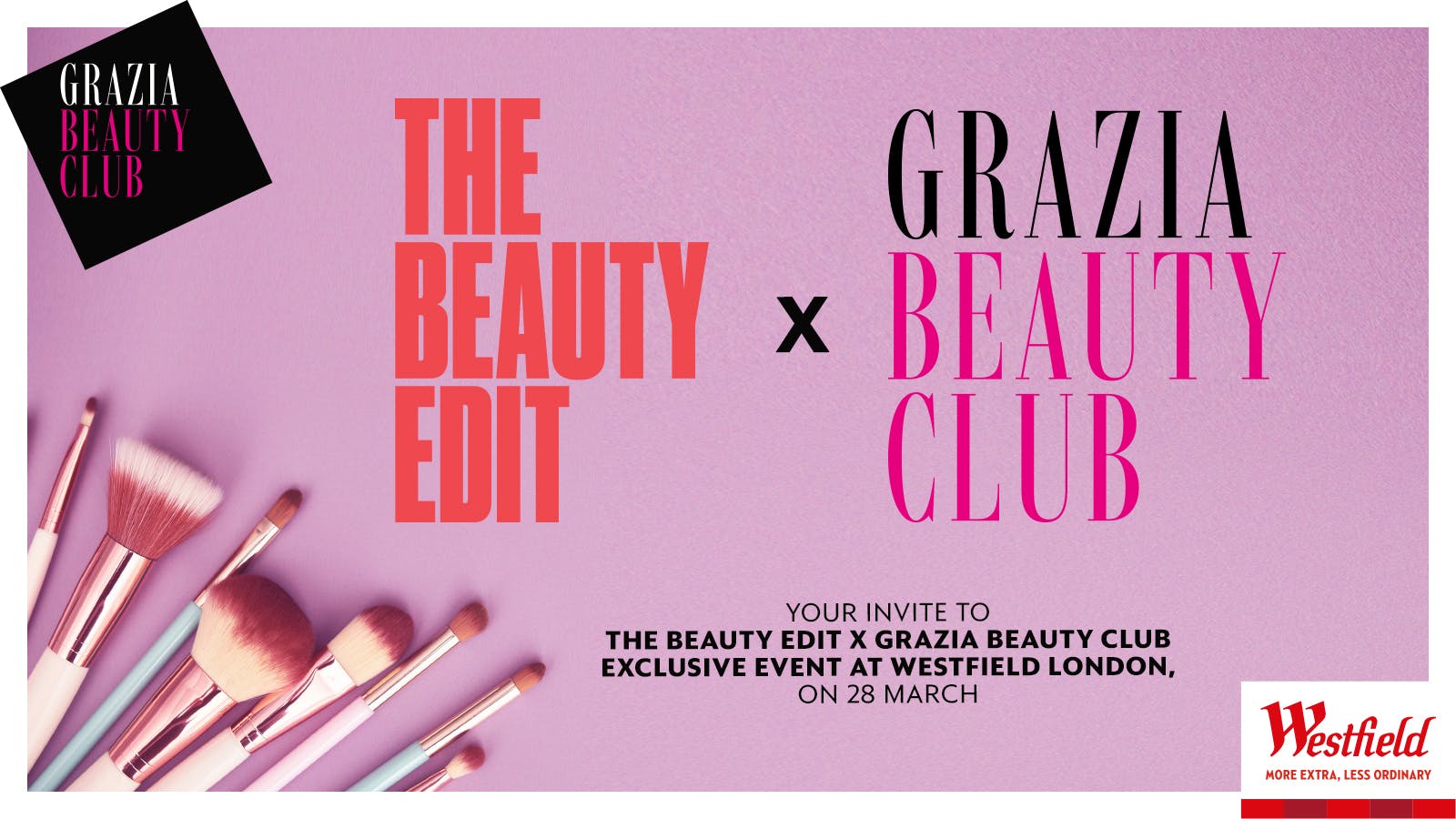 The Westfield Beauty Edit x Grazia Beauty Club | %%channel_name%%